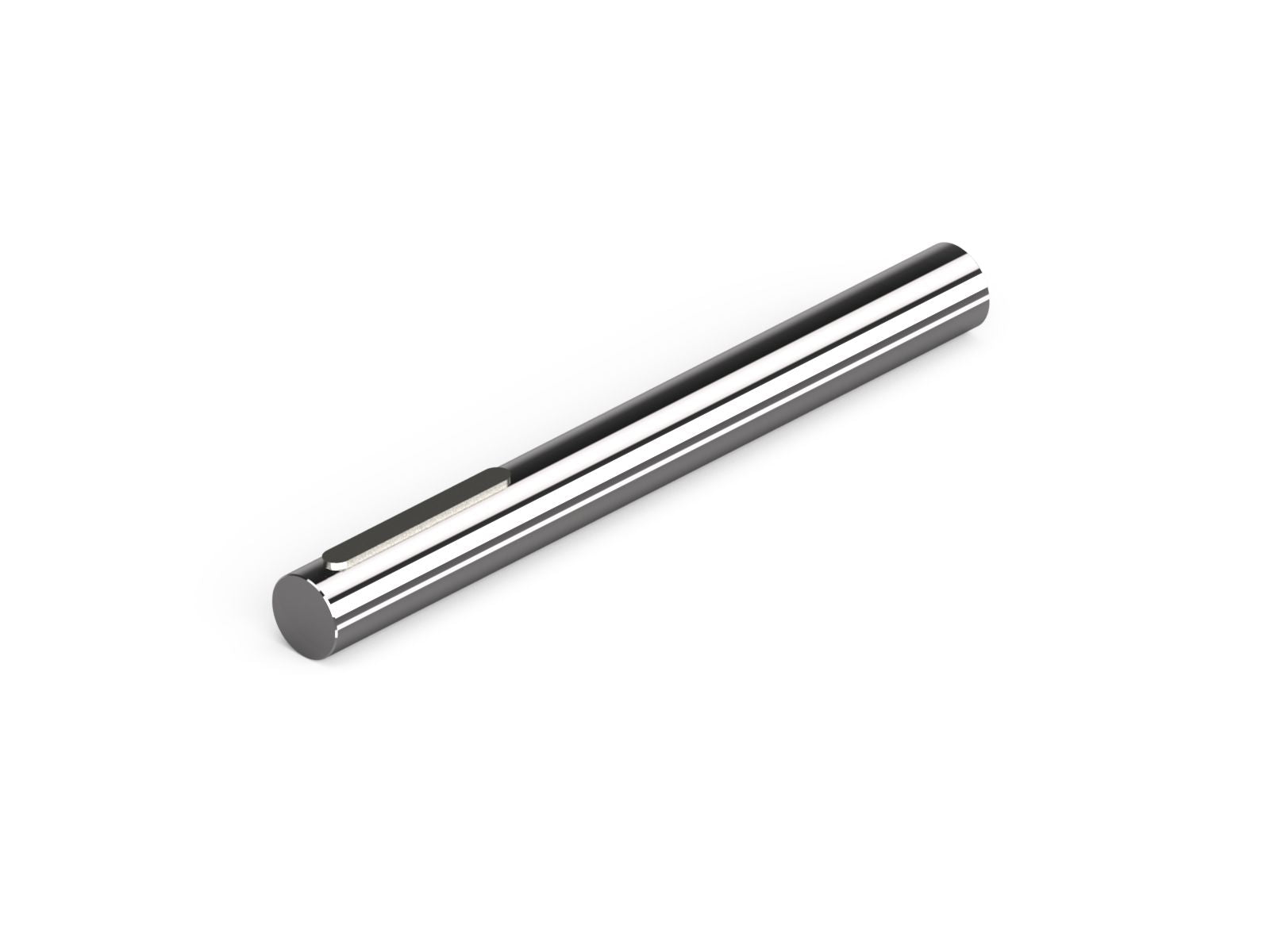 Shaft - 30 mm x 600 mm - with Key Way (CS1020) - 1 x Key Steel Fitted ...